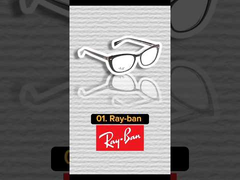 Top 10 eyewear brands in the world #shorts