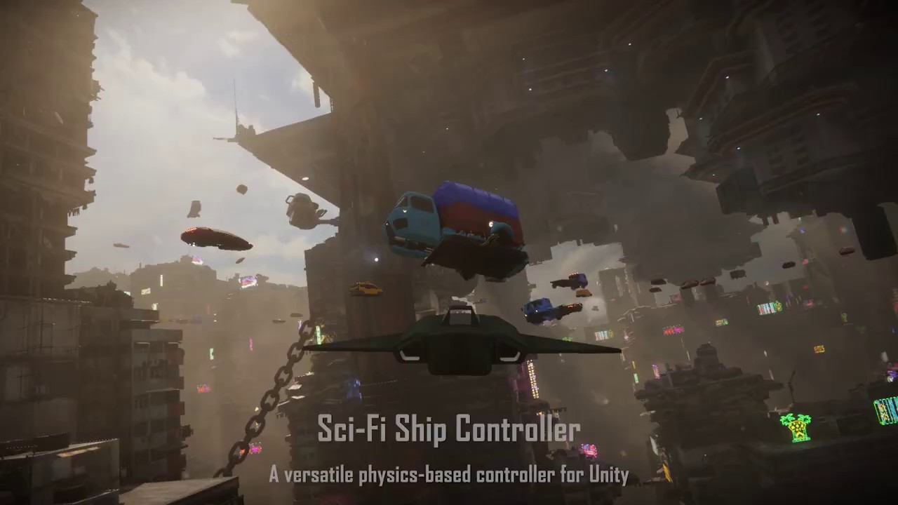 Sci-Fi Ship Controller with MegaCity Demo