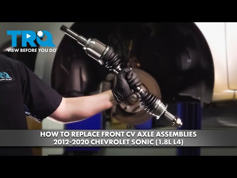 How to Replace Front CV Axle Assemblies 2012-2020 Chevrolet Sonic (L4 1.8L)