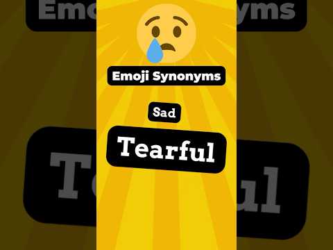 Emoji Vocabulary: 😢 Crying Face Synonyms
