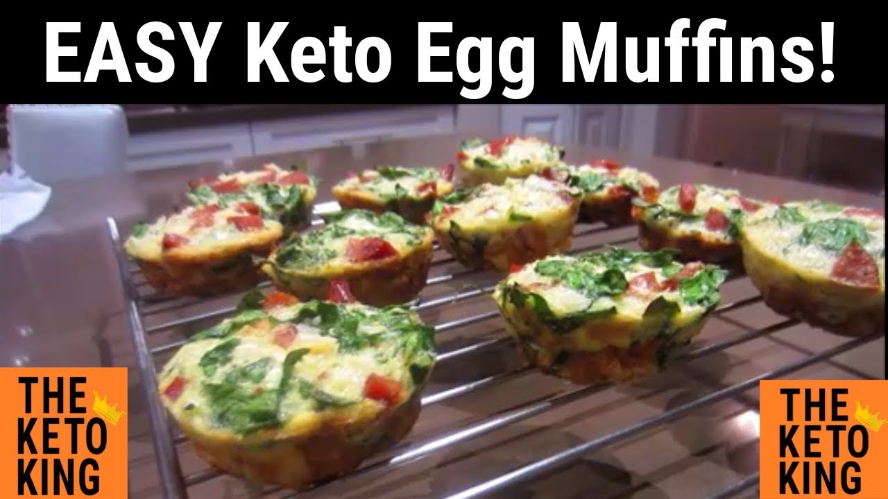 Easy Low Carb Egg Muffins | Easy Keto Breakfast Muffins | Low Carb Breakfast Muffins | Keto