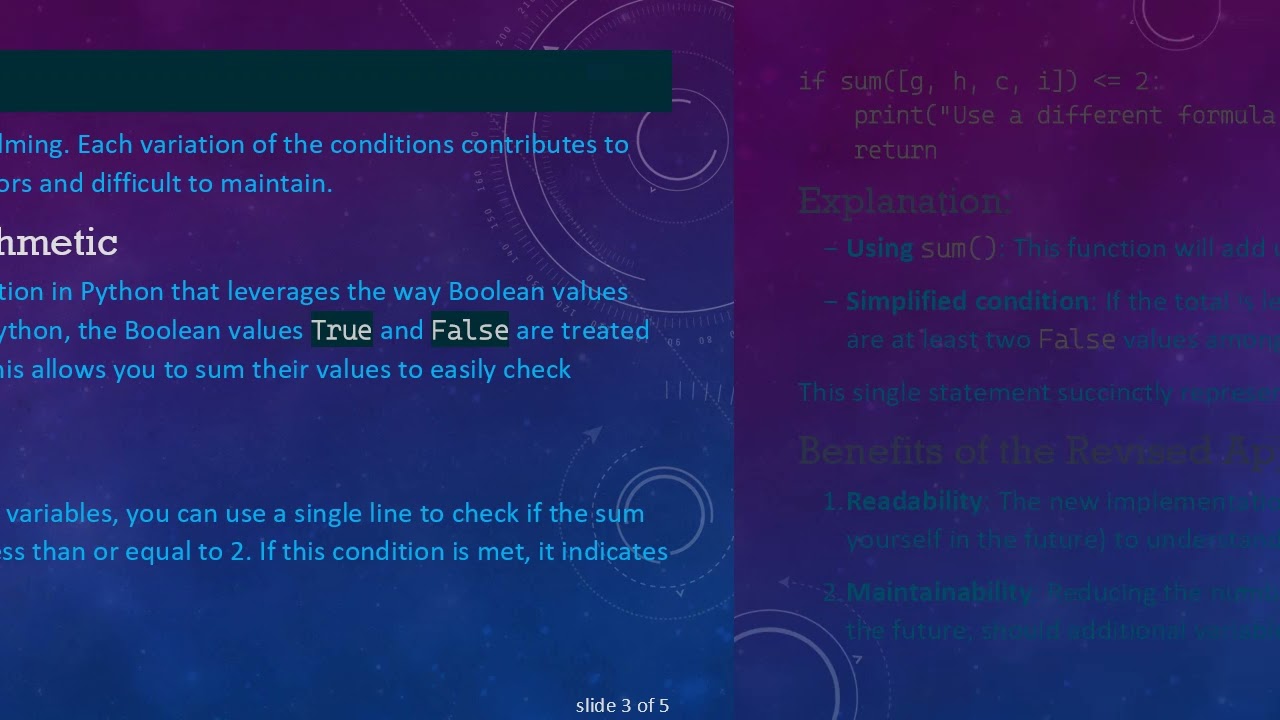 Simplifying Boolean Logic in Python: Shortening Complex If Statements