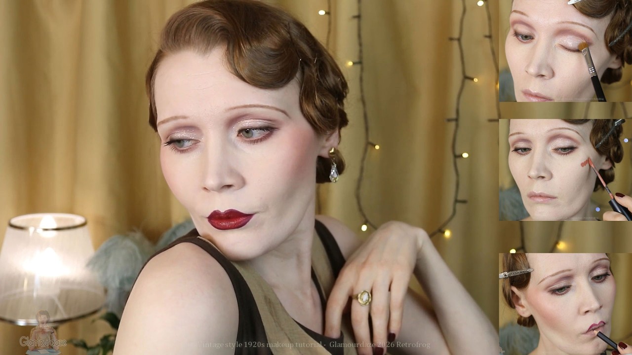 Authentic 1920s Flapper Makeup Tutorial | The Sad-Eye Look