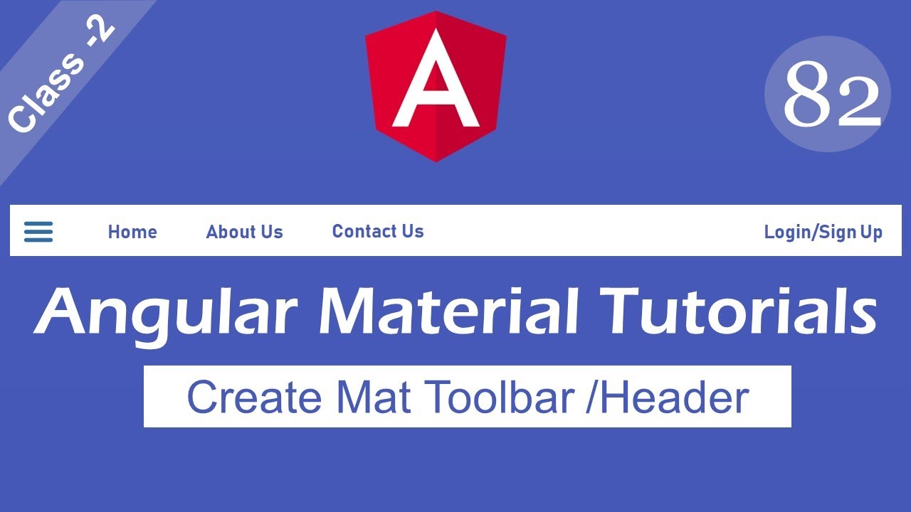 Angular material toolbar | Angular material tutorials|angular tutorials in telugu #angular#frontend