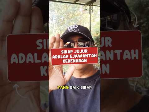 Sikap jujur adalah ejawantah kebenaran #calonprofesor #indonesiamendidik #shorts