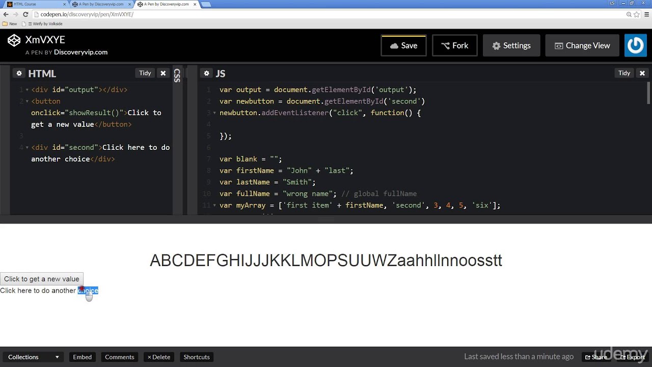 19. JavaScript Create interactive Game