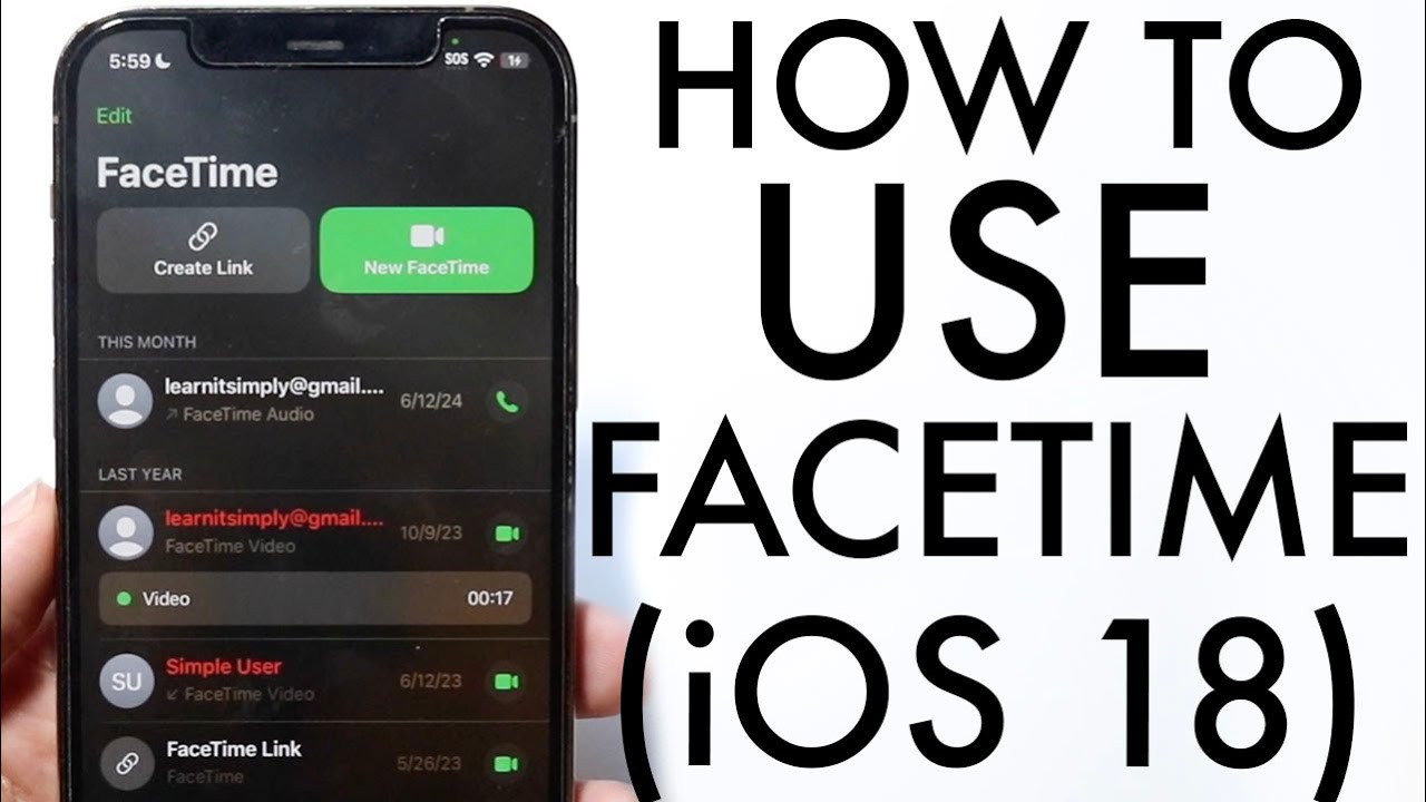 How To Use FaceTime! (Complete Beginners Guide) (2024)