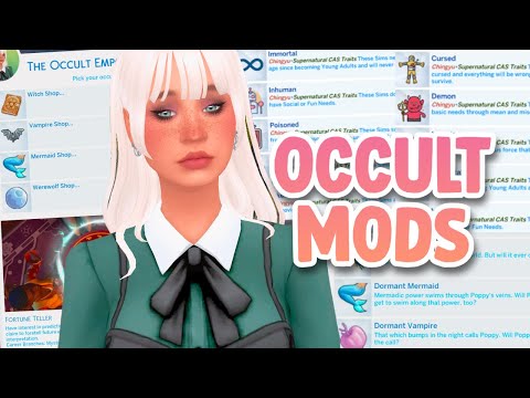10+ MODS for OCCULT gameplay (with LINKS👻) | Sims 4 Mod Showcase