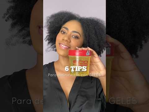 6 Tips para definir rizos con GELES. Sin pajitas blancas y caspa #cabelloafro #cabellorizado