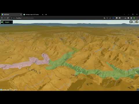 BIM2GIS. A digital hike through the Grand Canyon, using the 3D web map viewer BIM2GIS