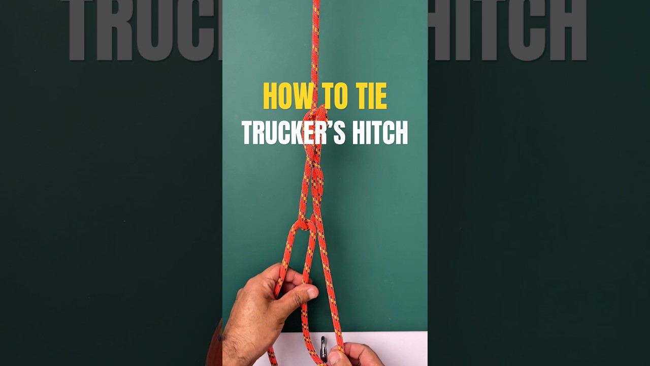 Trucker’s Hitch Knot #knot #usefulknot