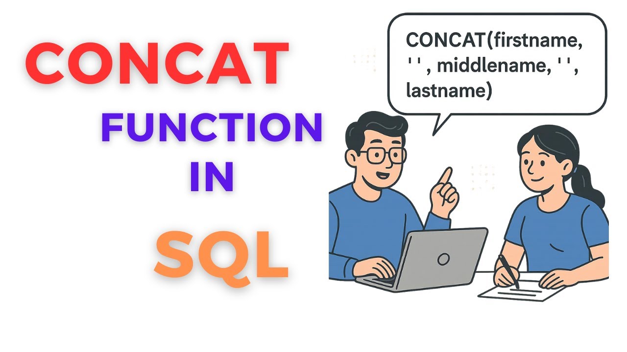 SQL CONCAT Function Explained: Merge Columns Easily!  | CONCAT FUNCTION IN SQL