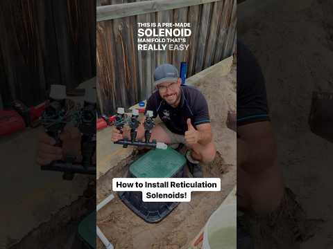 Setting up an Irrigation Solenoid Manifold the Right Way! #reticulation