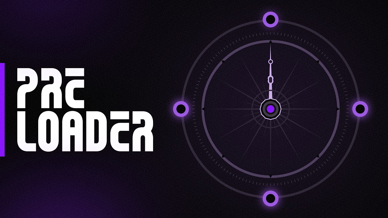 GAme UI element design in figma | Pre laoder Animation