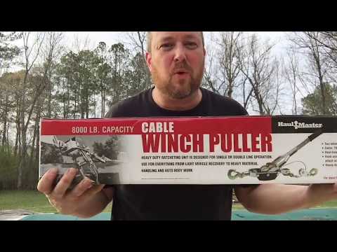Harbor Freight's 8000 Pound WINCH PULLER Exposed!