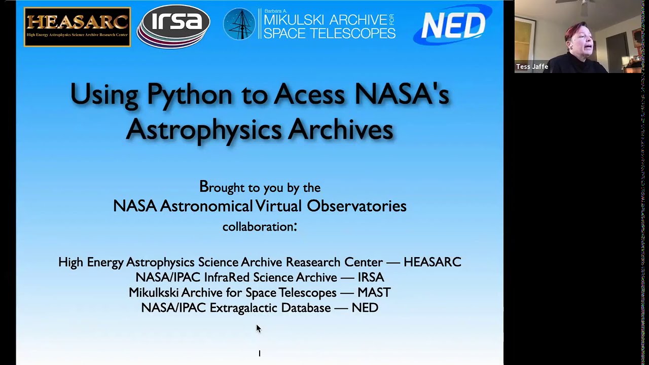 Using Python to Access NASA's Astrophysics Archives