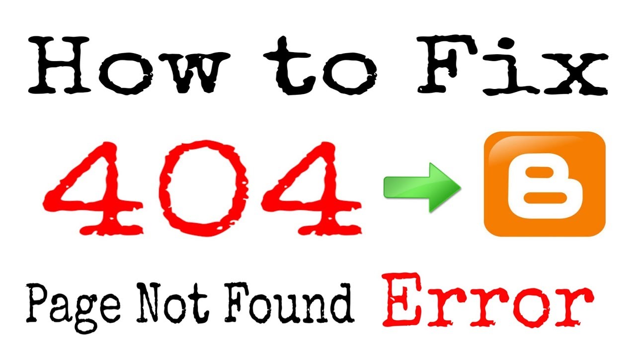 Blogger me custom redirect error 404 page not found kaise fix kare
