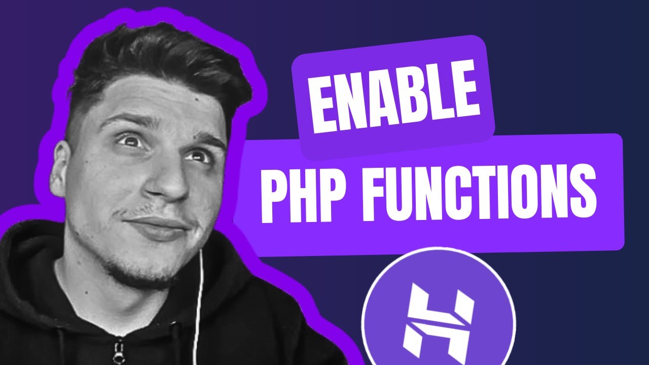 How Do I Enable Php Functions Onhostinger Website Builder