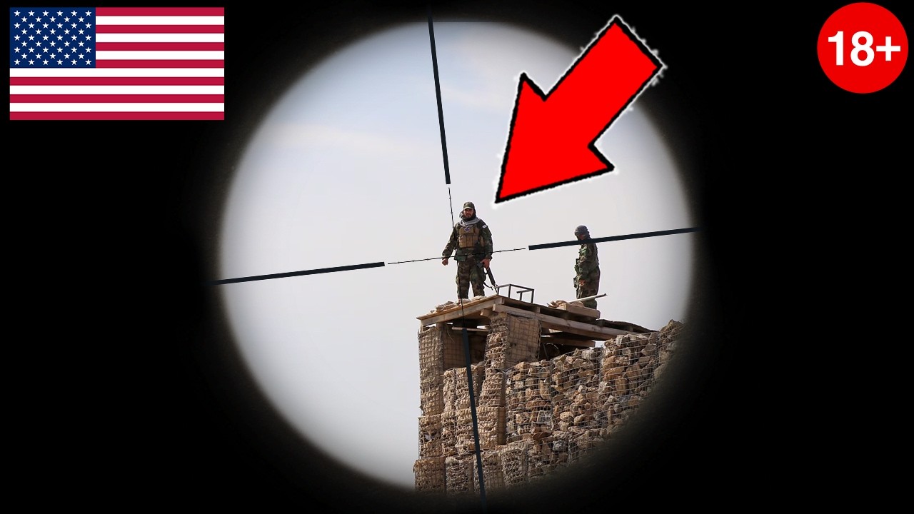 Barrett 50 Cal LAUNCHES Taliban Fighter Off Rooftop (*GRAPHIC*)