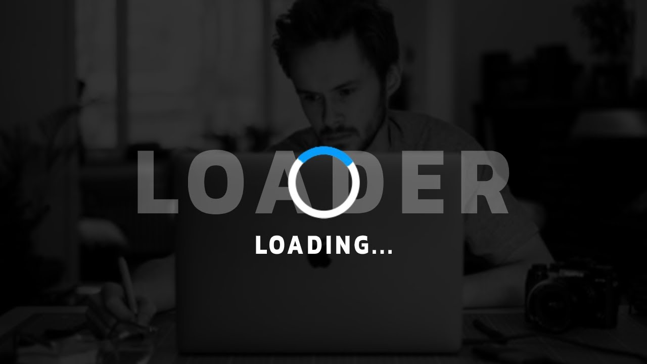 Simple Preloader Design Using Html Css | Pure Css Loader Design Using Html Css Only