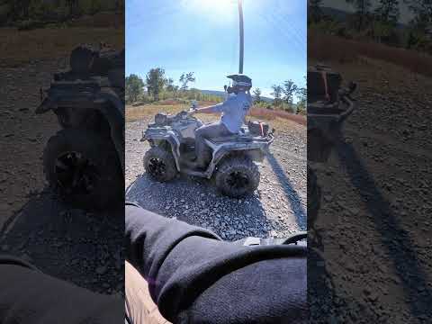 Sportsman 1000 vs Outlander 1000 ATV Drag Racing!!! #youtubeshorts #4x4 #atv