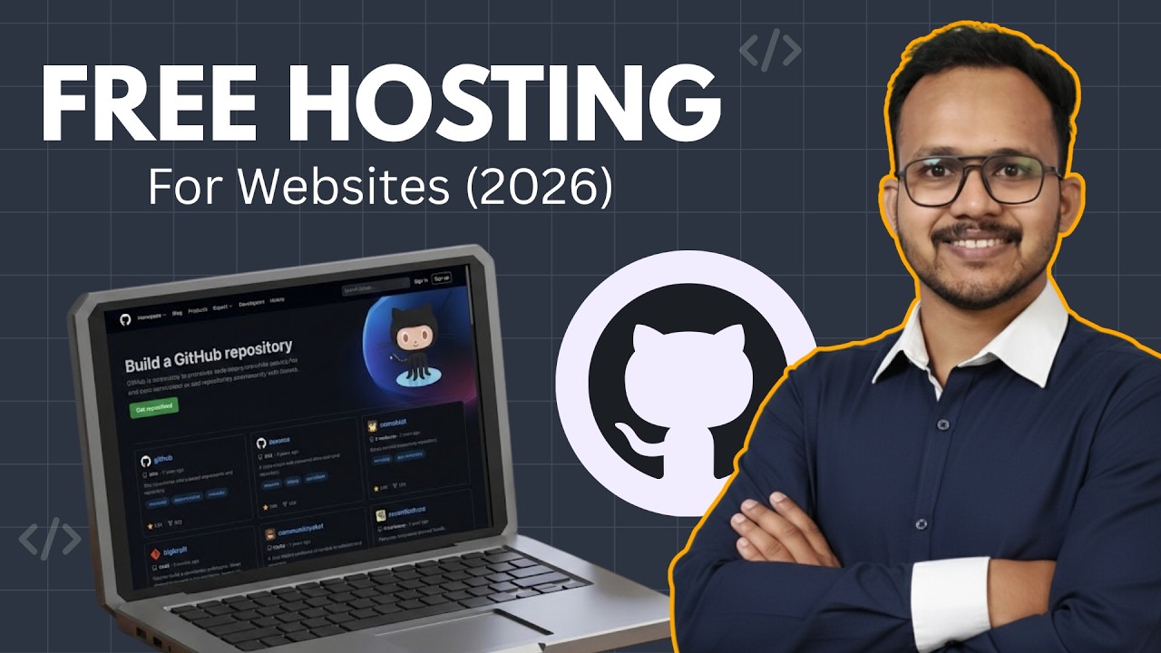 Host Website for Free in GitHub (2026) | Lifetime Free Hosting 🔥