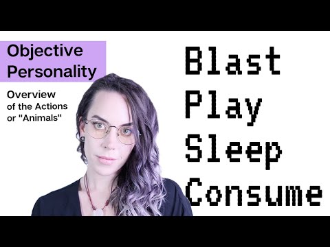 Blast Play Sleep Consume | The Objective Personality "Animals" or Actions