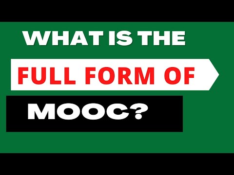 MOOC FULL FORM PART (1145) || FULL FORM OF MOOC || WHATBIS THE MEANING OF MOOC||