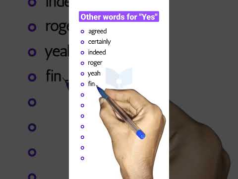 Yes Synonyms #learnenglish #shorts #englishvocabulary
