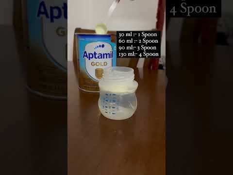 How to make formula ????milk/By mistake 130 mention its 120???? #aptamil #formula #milk #baby #viral #yt