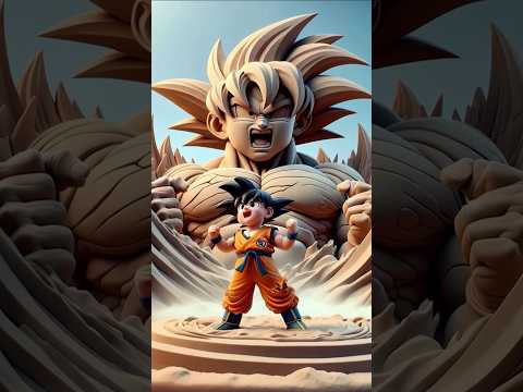 Dragon Ball Story: Young Goku vs. Young Joker — Who Can Sculpt a Better Statue of Their Dad? #goku