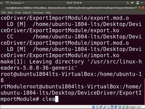 Exporting Symbols from a Module English