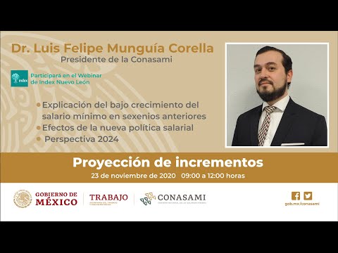 Proyecciones de Incrementos: intervención del Presidente de la Conasami ...