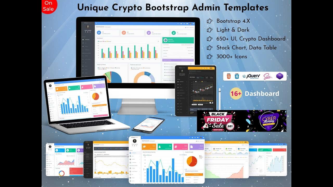 Crypto Dashboard Design with Intuitive Interface, Advanced Charts & Smooth Admin Functionality