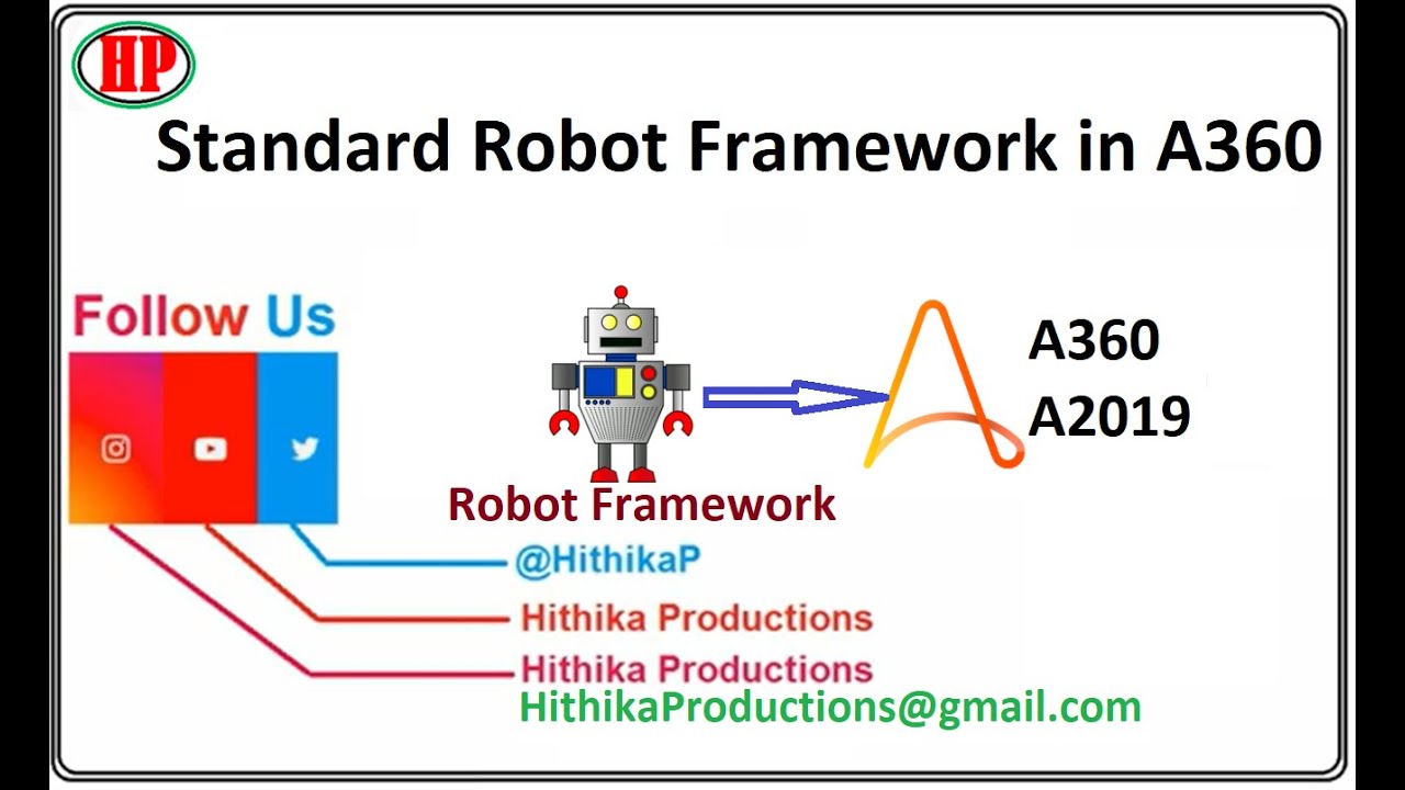 Implement Standard Robot Framework in A360 | Bot Development Framework | @Automationanywhere