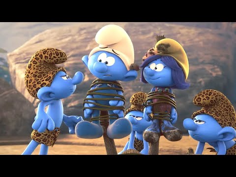 Fomos capturados por Smurfs homens das cavernas! • Os Smurfs 3D