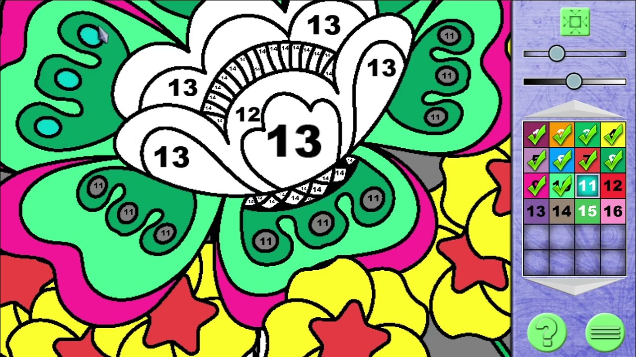 Paint By Numbers 14 [relaxing coloring game]