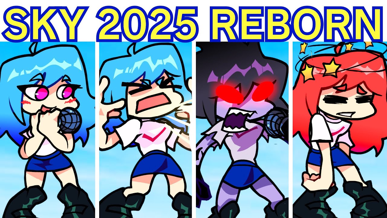 FNF VS SKY ALL PHASES (Sky: REBORN) (SKY 2025 REMAKE) FANMADE