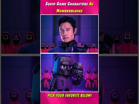 ✅ What If Squid Game Players Were Numberblocks?! 🔢🟥 | Epic Character Transformations!
