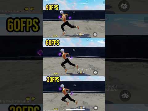 90 fps VS 60 fps VS 30 fps 🔥 Smoothness Test