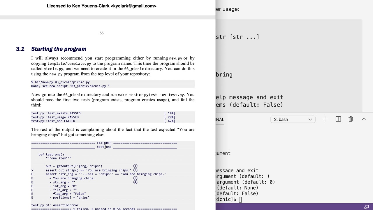 Tiny Python Projects: Ch 3 Pt 2 (defining arguments)