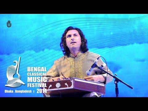 Raga Kaushik Dhwani on the Santoor I Rahul Sharma at the Bengal Classical Music Festival 2014