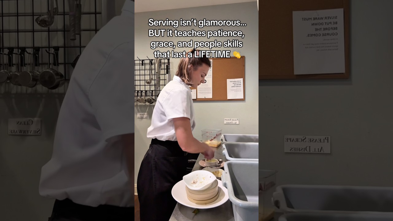 Serving teaches lessons NO textbook ever could 📚🚫