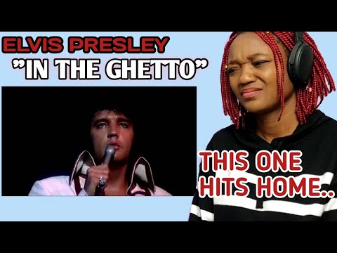 First Time hearing Elvis Presley "In the ghetto" REACTION
