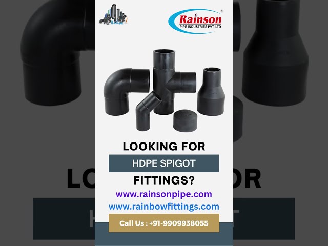 HDPE SPIGOT FITTINGS - HDPE SPIGOT ELBOW Manufacturer from Ahmedabad