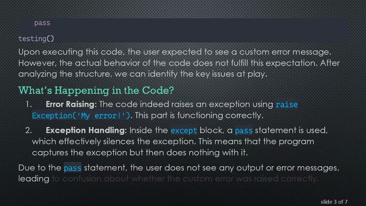 How to Raise Custom Exceptions in Python