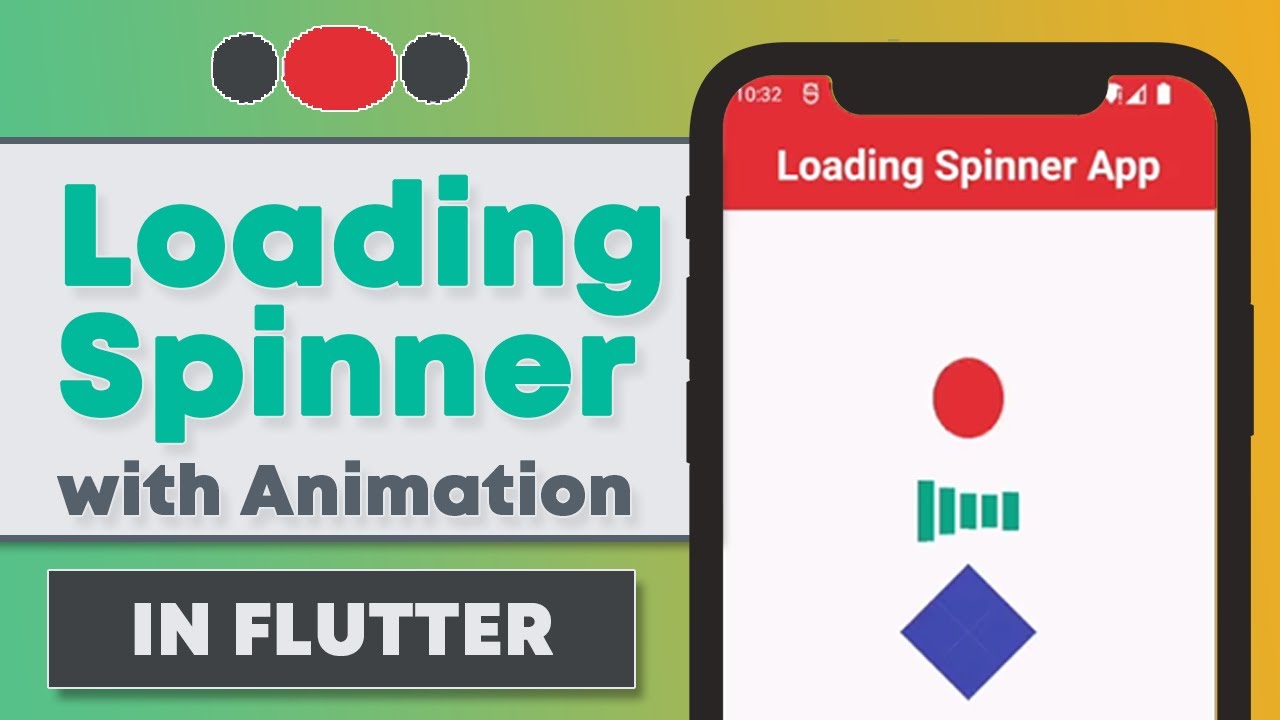 Loading Spinner in Flutter  #khoobcoding