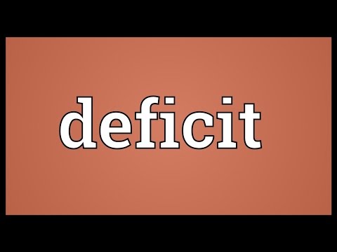 Deficit Meaning