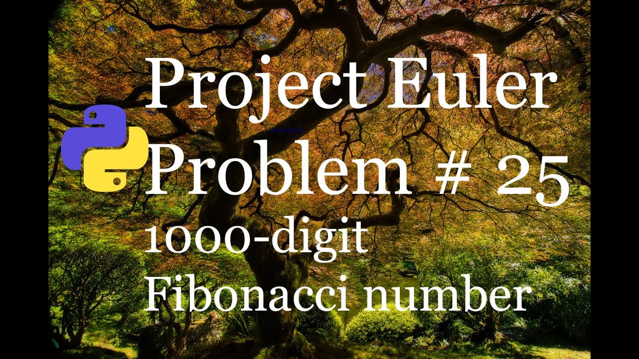 Project Euler Problem # 25 Solution - 1000-digit Fibonacci number