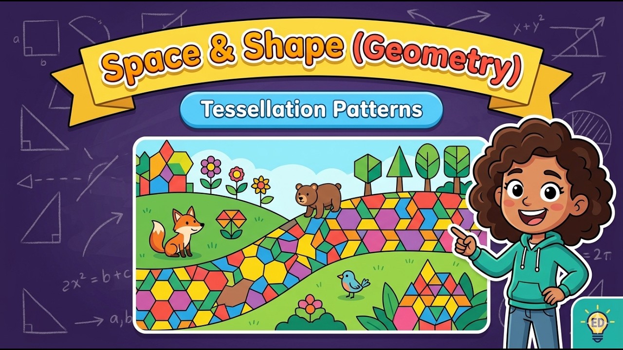 [Grade 4] Geometry: Tessellation Patterns Explained